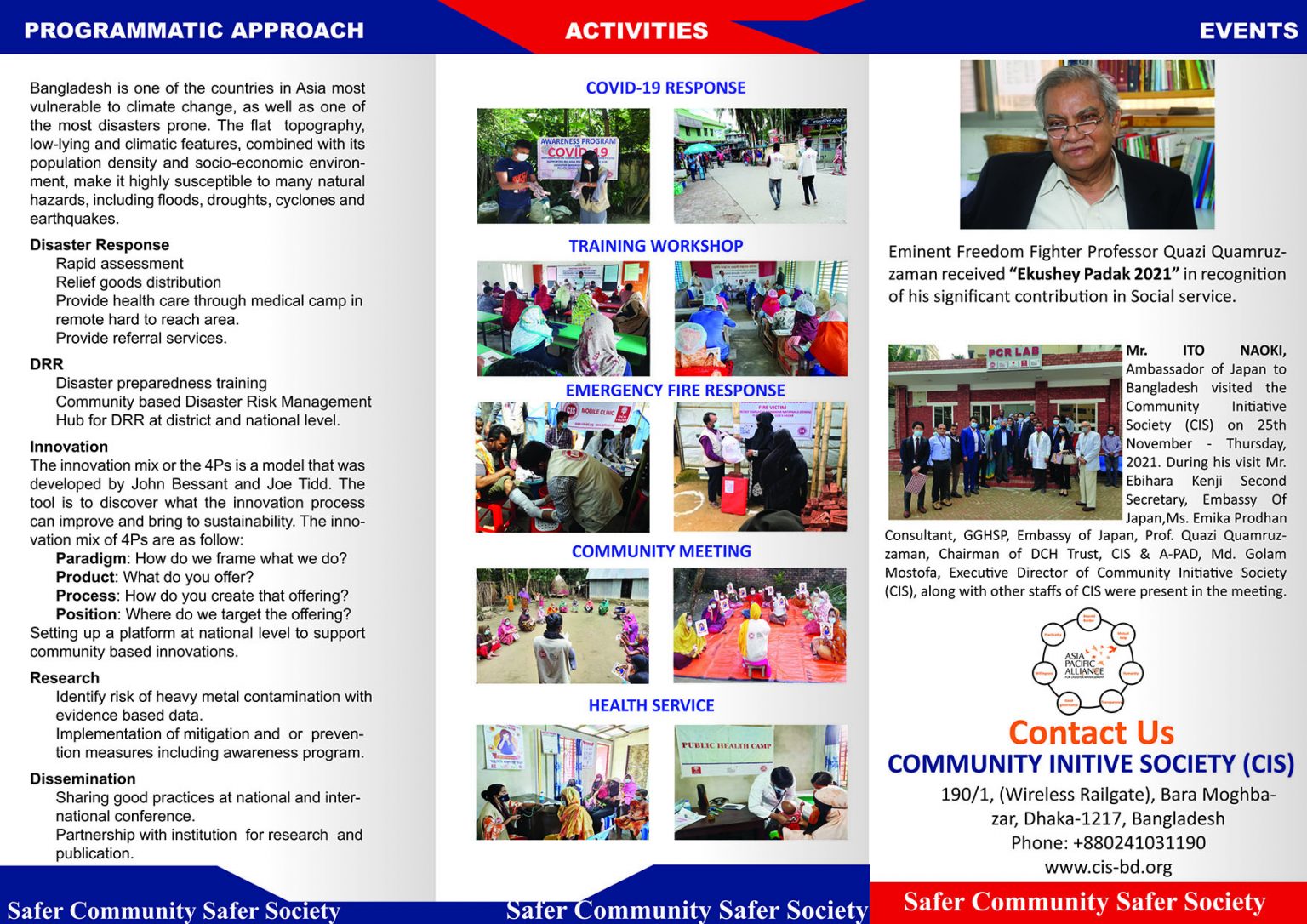 Leaflet - A-PAD Bangladesh